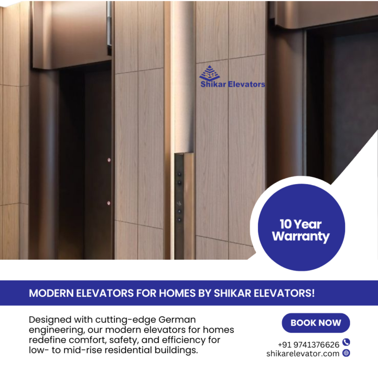 Modern Elevators for Homes By Shikar Elevators