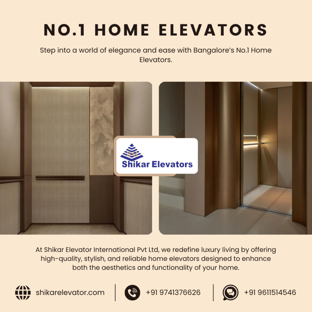 Home Elevators in Bangalore - Experience Luxury & Convenience with Bangalore’s No.1 Home ...
