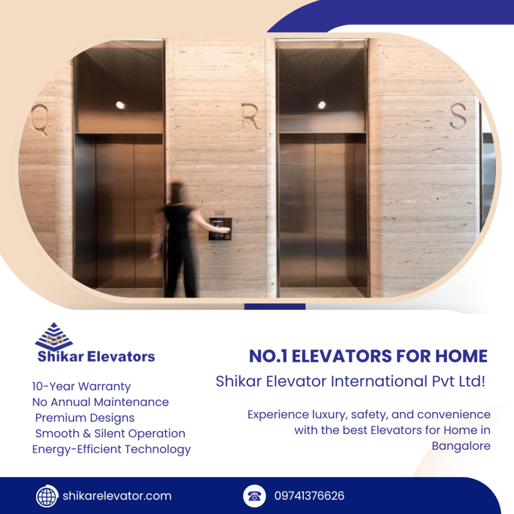 No.1 Elevators for Home in Bangalore – Shikar Elevator International ...