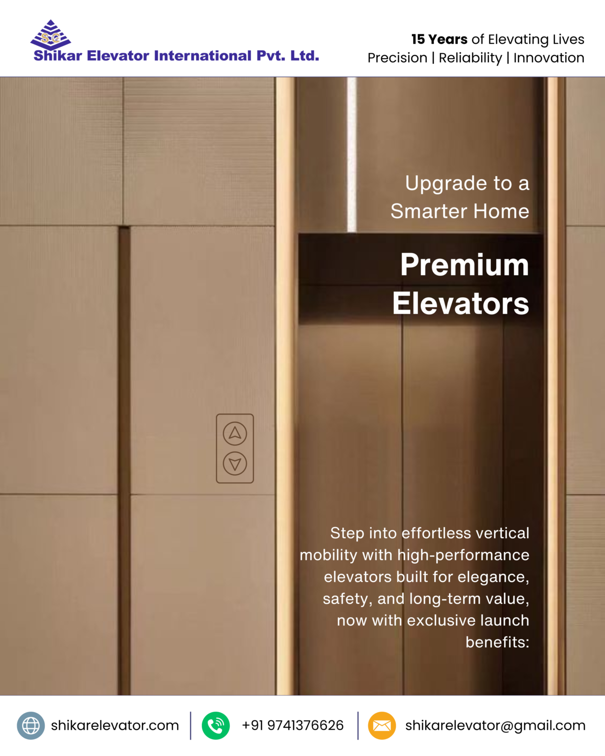 Premium Elevators by Shikar Elevator International Pvt. Ltd.