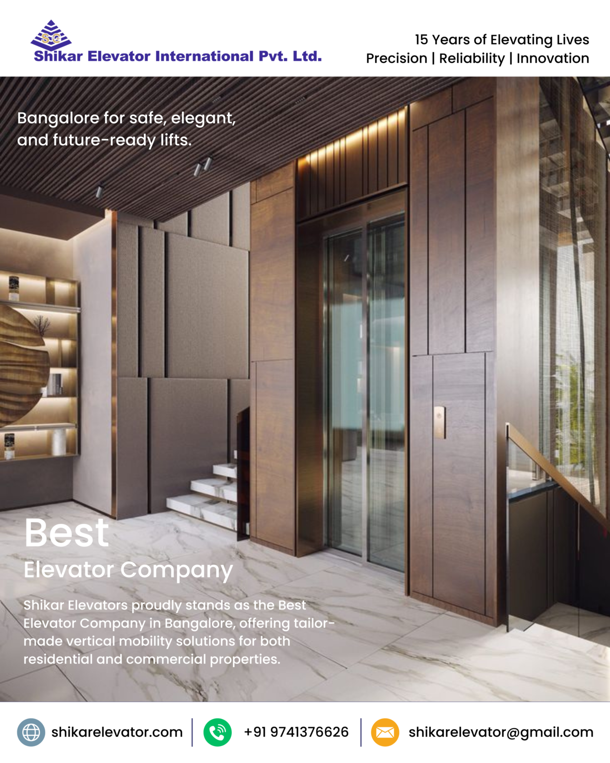 Best Elevator Company in Bangalore for Homes & Commercial Spaces ...