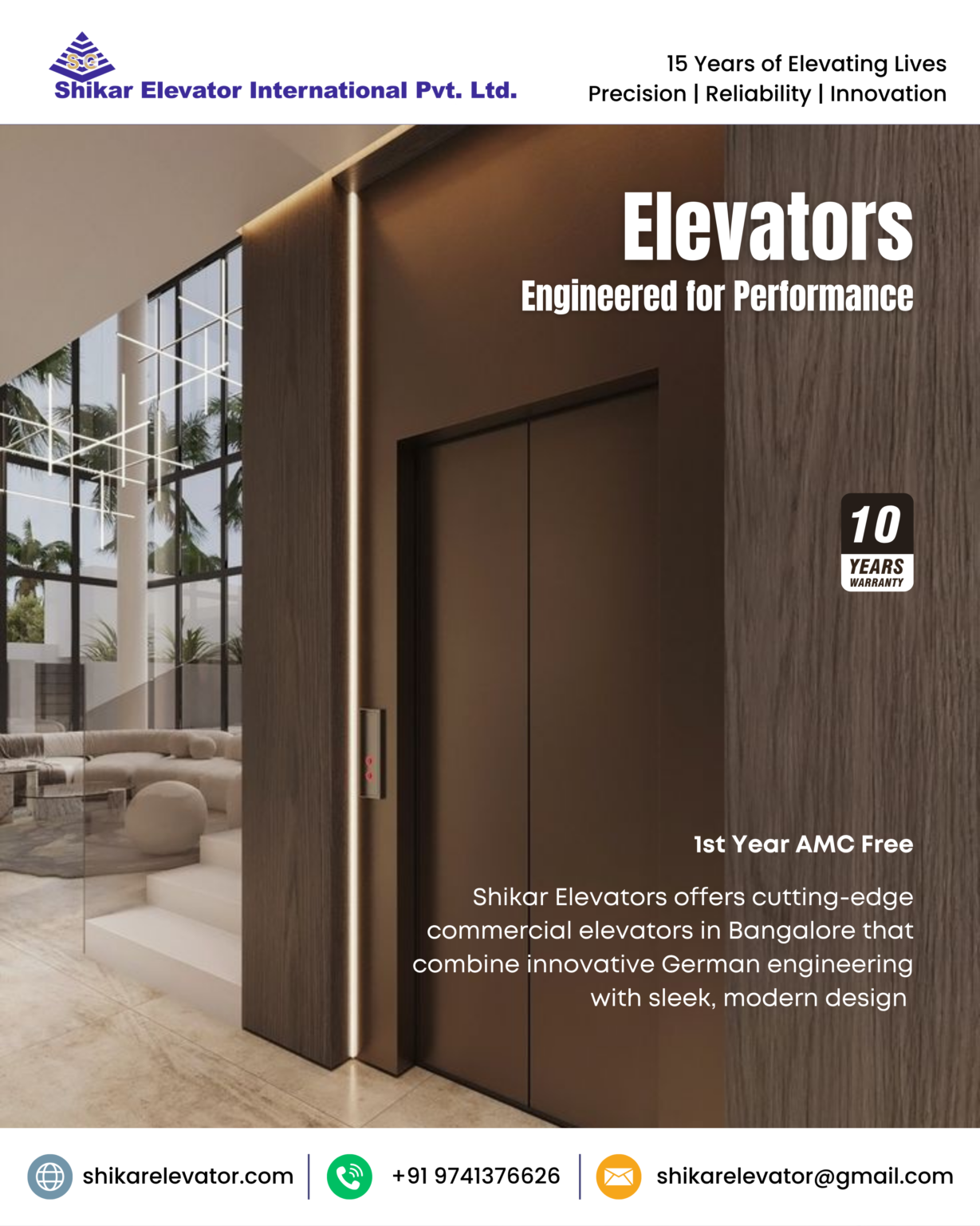 Commercial Elevators in Bangalore – Engineered for Performance, Designed for Elegance by Shikar ...