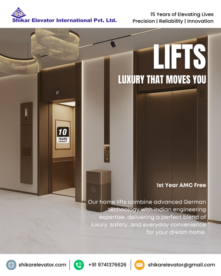 Home Lifts in Bangalore – Luxury That Moves You, Crafted by Shikar ...