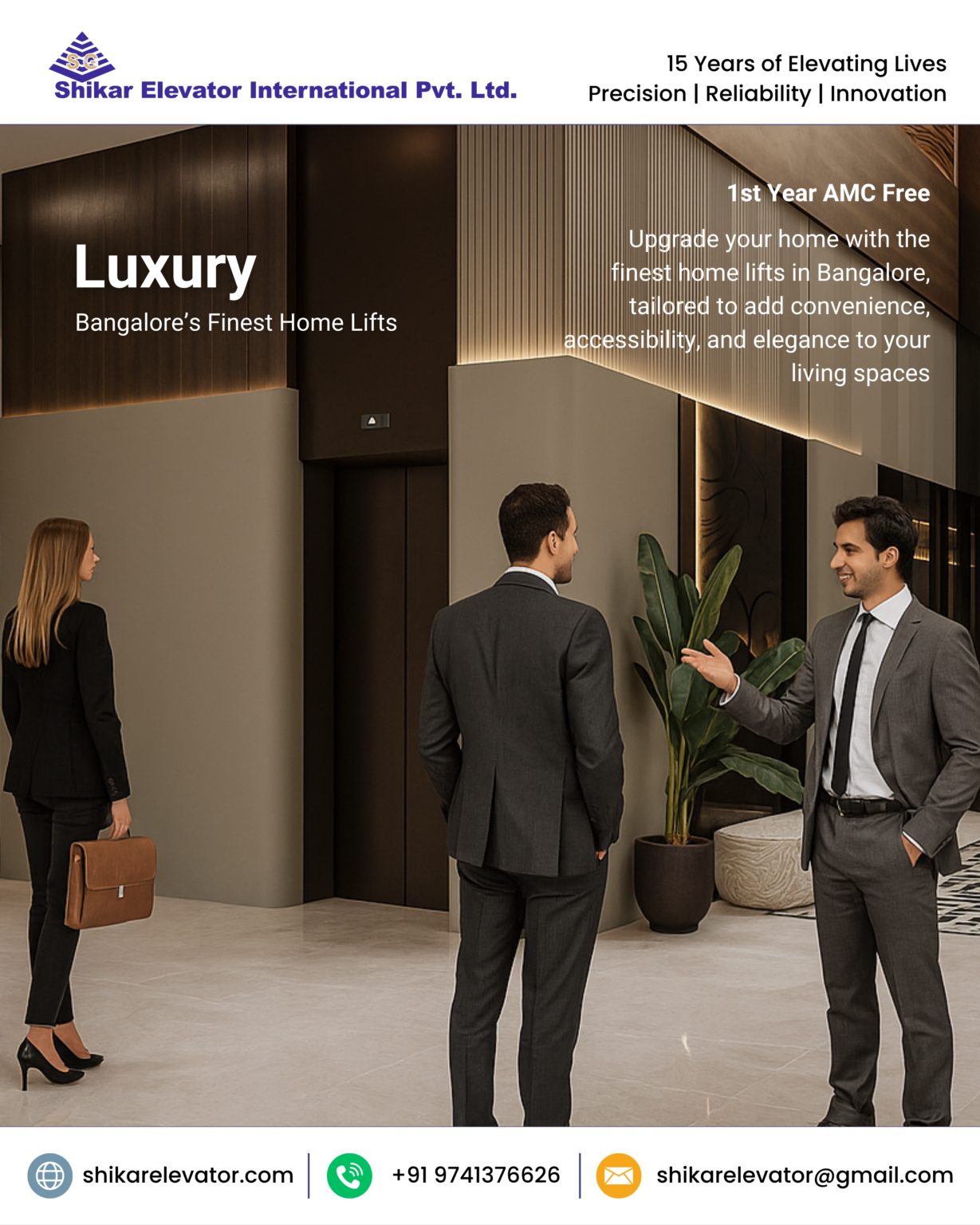 Home Lifts in Bangalore – Comfort, Safety & Style Redefined!