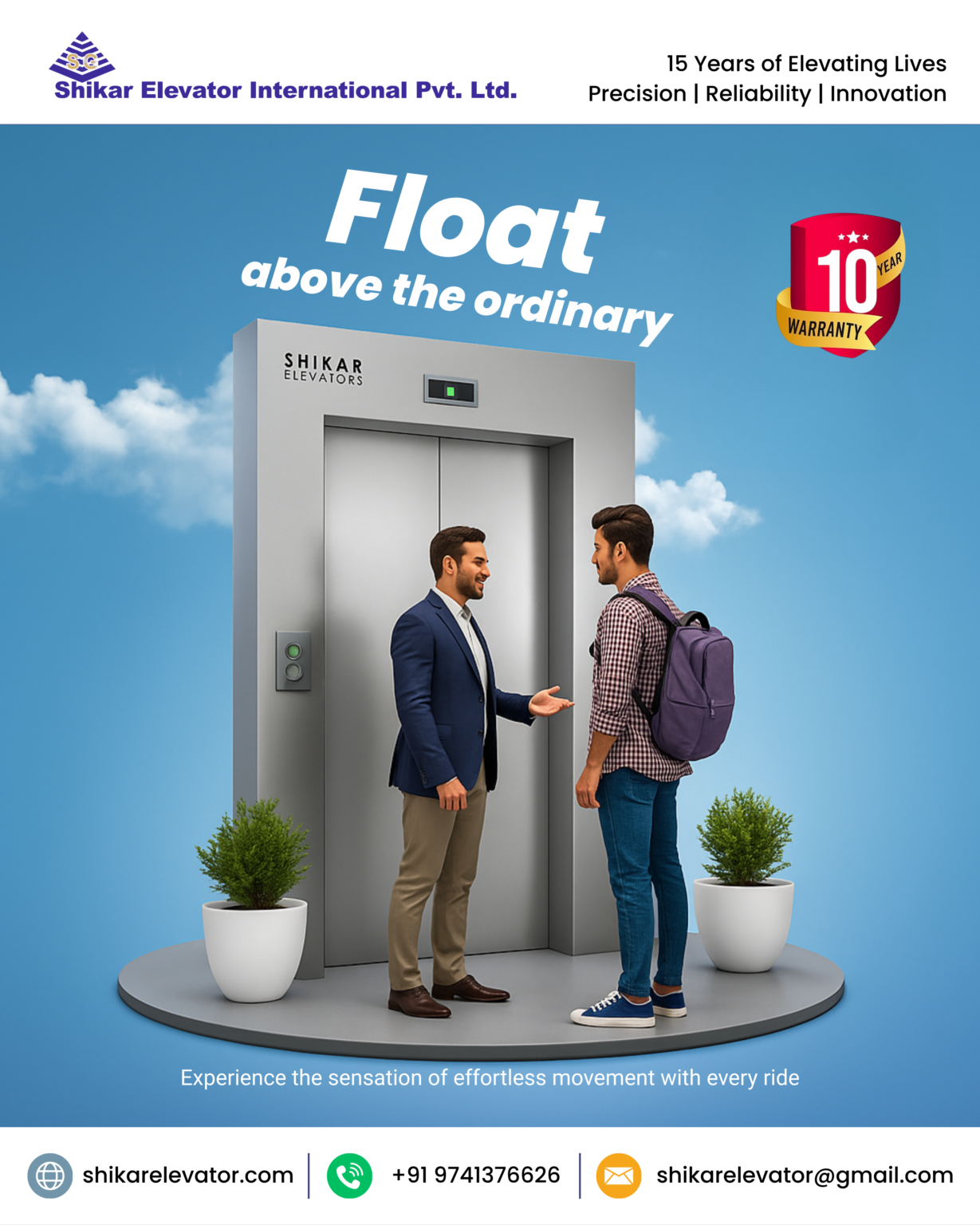 Best Elevators in Bangalore – Float above the ordinary with Shikar Elevator