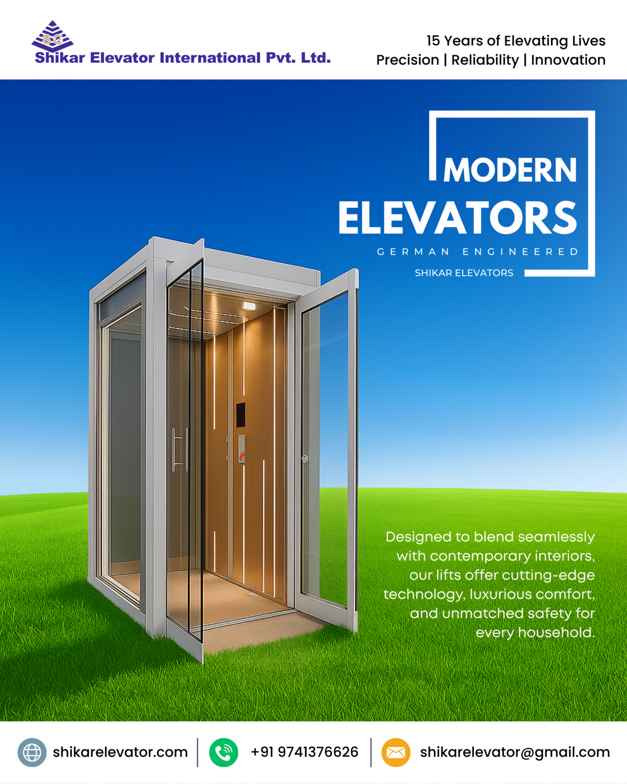 Modern Lifts for Homes - Turning Everyday Living Into an Effortless Luxury.